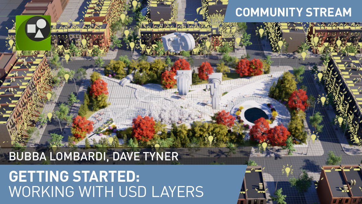 NVIDIA Community Stream | Getting Started: Working with USD Layers | Omniverse 2020 | NVIDIA On ...